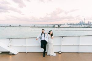 Chicago Cruise Wedding at Navy Pier | Sezim + Mehmet - Annie Elise
